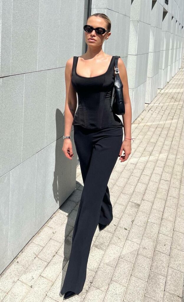 Корсет на шнуровке Basic Black: купить в интернет-магазине Emilie Musee