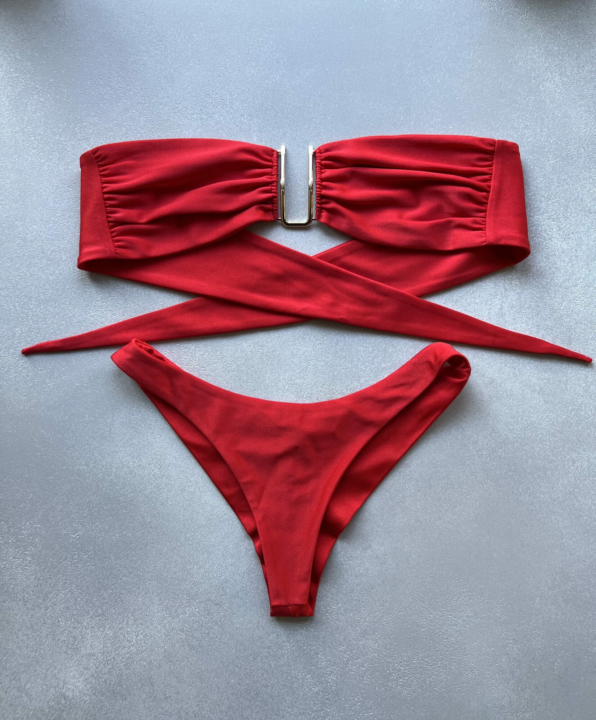 Купальник Capri Shiny Red – Emilie Musee